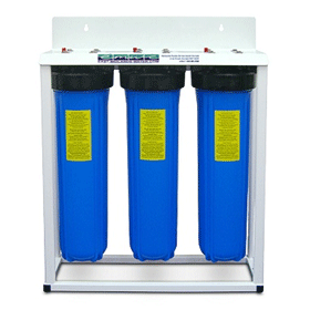 20 Inch Jumbo Private water supply 3 stage sediment filtration system ...